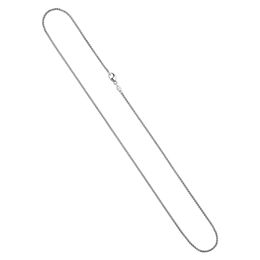 Jobo Damen Goldkette "Zopfkette 1,2 mm", 40cm, Wei&szlig;gold 585, silber, Wei&szlig;gold 585, Halsketten, 14 Karat 585 Wei&szlig;gold