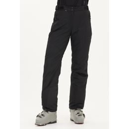WHISTLER Damen Skihose "Fairway", schwarz, Gr. 48, unifarben, 100% Polyester, Hosen, mit wasser- und winddichter Funktionsmembran