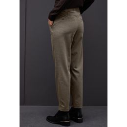 Street One Damen Jogginghose "Style Bonny"schwarzest braun meliert (l&auml;nge 30), Gr. 44, meliert, Web, Obermaterial: 46% Polyester, 29% Polyamid, 15%