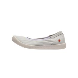 Softinos Damen Ballerina "Softinos Ballerinas Leder", Gr. 39, wei&szlig;, Leder, Schuhe