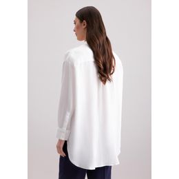Seidensticker Damen Longbluse, wei&szlig;, Gr. 36, unifarben, 100% Baumwolle, Blusen, 1/1 Kragen Uni