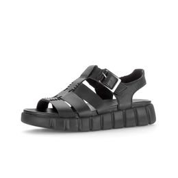 Gabor Damen Plateausandaletten "Plateau Sandale", Gr. 35,5, schwarz, Schuhe