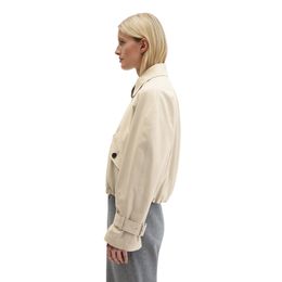 Marc O'Polo MARC O'POLO Damen Outdoorjacke "aus Organic Cotton-Lyocell-Mix"linen beige, Gr. 42, unifarben, Obermaterial: 50% Baumwolle, 50% Lyocell. Futter: 100%
