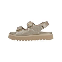 Replay Damen Plateausandaletten "Replay Sandalen Lederimitat", Gr. 39platin, Lederimitat, Schuhe