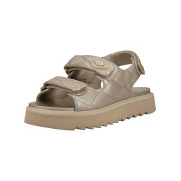Replay Damen Plateausandaletten "Replay Sandalen Lederimitat", Gr. 36platin, Lederimitat, Schuhe