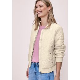 Street One Damen Kurzjacke, beige, Gr. 46, unifarben, Stoff, Obermaterial: 100% Polyester. Futter: 100% Polyester. F&uuml;llung: 100% Polyester, Jacken,