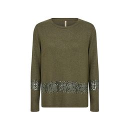 soyaconcept Damen Blusentop "Soya Concept Shirt SC-BIARA 125", gr&uuml;n, Gr. S, Obermaterial: 74% Viskose, 21% Polyester, 5% Elasthan, Blusen