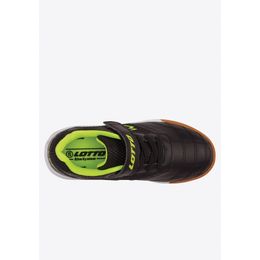 Lotto M&auml;dchen Hallenschuh, Gr. 34, schwarz, Synthetik, Textil, Schuhe, Indoor Sportschuhe