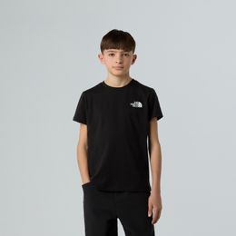 The North Face M&auml;dchen T-Shirt "TEEN BOX NSE REGULAR SS TEE", schwarz, Gr. M, Obermaterial: 100% Baumwolle, Shirts, f&uuml;r Jugendliche, Kurzarm, mit