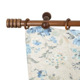 Gardinenstange SN DECO GROUP, L:180cm, braun, Holzwerkstoff, Gardinenstangen, "Pisa"