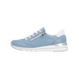 Remonte Damen Sneaker "Remonte Sneaker Leder", Gr. 39, blau, Leder, Schuhe