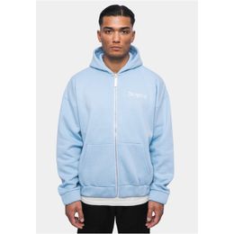 DROPSIZE Herren Sweatjacke "Dropsize Herren Super Heavy Oversize Blank Zip Hoodie", blau, Gr. XS, 100% Baumwolle, Sweatjacken