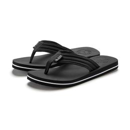 Damen Badezehentrenner "Badelatsche, Flip Flop, Badepantolette, Badeschlappe, Sommerschuhe", AUTHENTIC LE JOGGER, Gr. 41, schwarz, Obermaterial: 100%