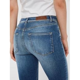 V&eacute;ro Moda VERO MODA Damen Skinny-fit-Jeans "VMLUX MR SLIM", blau, Basic, Gr. XS, Denim/Jeans, Obermaterial: 99% Baumwolle, 1% Elasthan, Jeans