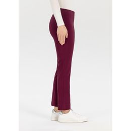 Stehmann Damen Schlupfhose "Ina", lila, Basic, Gr. 50, Web, Obermaterial: 76% Viskose, 21% Polyamid, 3% Elasthan, Hosen, innen w&auml;rmend angeraut