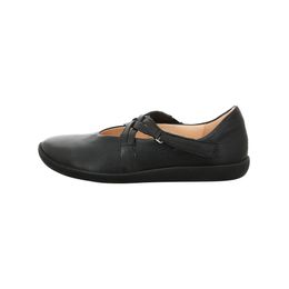 Think! THINK Damen Slipper "Think Slipper Leder", Gr. 39, schwarz, Leder, Schuhe