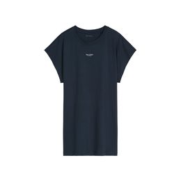 Marc O'Polo MARC O'POLO Damen Nachthemd "Mix N Match Nightdress", Gr. Sschwarz navy, Jersey, Obermaterial: 100% Baumwolle, Kleider, mit kurzem Arm und