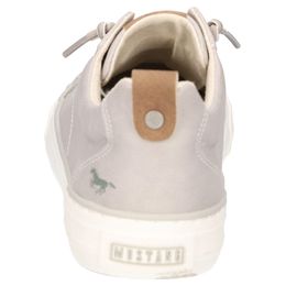 Mustang Shoes Damen Sneaker, Gr. 37, grau, Lederimitat, Schuhe, Freizeitschuh, Halbschuh, zum schlupfen mit Gummizug