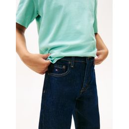 Tommy Hilfiger Jungen Gerade Jeans "RELAXED RINSE JEANS"rinse, Gr. 10, unifarben, Denim/Jeans, Obermaterial: 99% Baumwolle, 1% Elasthan, Jeans,
