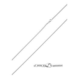 Jobo Damen Goldkette "Bingokette 1,5 mm", 50cm, Wei&szlig;gold 585, silber, Wei&szlig;gold 585, Halsketten, 14 Karat 585 Wei&szlig;gold