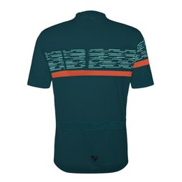 Ziener Herren Radtrikot "NEMIC-Z", gr&uuml;n, Gr. 54, Obermaterial: 100% Polyester. Obermaterial 2: 90% Polyester, 10% Elasthan, Trikots