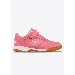 Lotto M&auml;dchen Hallenschuh, Gr. 25, pink, Synthetik, Schuhe, Indoor Sportschuhe