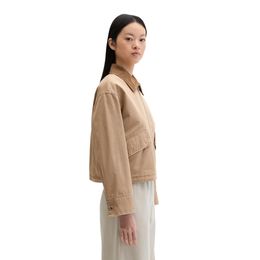 Marc O'Polo MARC O'POLO Damen Outdoorjacke "aus Organic Cotton-Twill", beige, Gr. 44, unifarben, Obermaterial: 100% Baumwolle. Futter: 100% Baumwolle, Jacken
