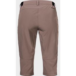 Sch&ouml;ffel SCH&Ouml;FFEL Damen 3/4-Hose "Capri Pants Style Keitele WMS", braun, Gr. 42, Oberstoff: 88% Polyester, 12% Elasthan, Hosen