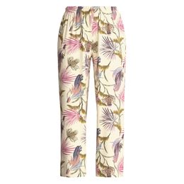 Calida Damen Schlafhose "Favourites Arts", Gr. XS, bunt, Single Jersey, Obermaterial: 100% Baumwolle, Hosen, mit Allover-Print, in weicher