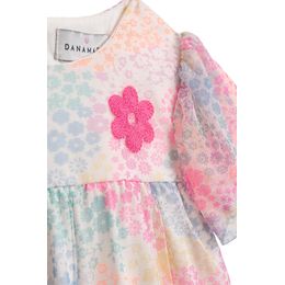 DANAMADE M&auml;dchen T&uuml;llkleid "DANAMADE Dresses DGABRIELA", bunt, Gr. 140, Oberstoff: 100% Polyester Futter: 95% Baumwolle 5% Elasthan, Kleider