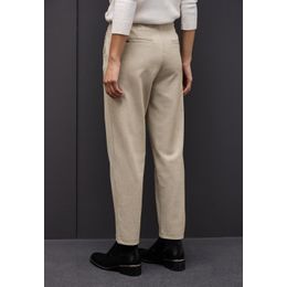 Street One Damen Jogginghose "Style Bonny"sanded beige meliert (l&auml;nge 30), Gr. 44, meliert, Web, Obermaterial: 46% Polyester, 29% Polyamid, 15%
