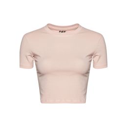 DEF Damen T-Shirt "DEF DEF T-Shirts", rosa, Gr. M, unifarben, 100% Baumwolle, Shirts