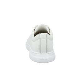 Gant Herren Sneaker "Joree", Gr. 45, wei&szlig;, Leder, unifarben mit Farbeinsatz, Schuhe, Freizeitschuh, Schn&uuml;rschuh mit Lederinnensohle
