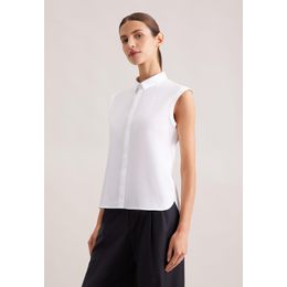 Seidensticker Damen Hemdbluse, wei&szlig;, Gr. 36, unifarben, 73% Baumwolle, 24% Polyamid, 3% Elasthan, Blusen, Ohne Arm Kragen Uni
