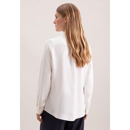 Seidensticker Damen Hemdbluse, beige, Gr. 34, unifarben, 100% Viskose, Blusen, 1/1 Kragen Uni