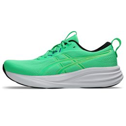 asics Herren Laufschuh "GEL-PULSE 17", Gr. 46,5, gr&uuml;n, Synthetik, Schuhe, mit GEL-Technologie im R&uuml;ckfu&szlig;, mit FF BLAST D&auml;mpfung