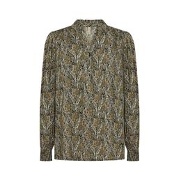 soyaconcept Damen Blusentop "Soya Concept Shirt SC-ILANA 3", gr&uuml;n, Gr. XS, Obermaterial: 100% Viskose, Blusen