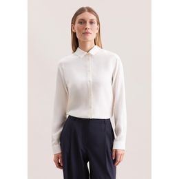 Seidensticker Damen Hemdbluse, beige, Gr. 38, unifarben, 100% Viskose, Blusen, 1/1 Kragen Uni
