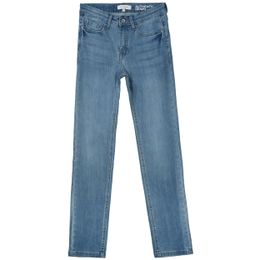 STACCATO Kinder 5-Pocket-Jeanslight blau d, Gr. 134, unifarben, Denim/Jeans, Obermaterial: 80% Baumwolle, 19% Polyester, 1% Elasthan, Jeans, mit