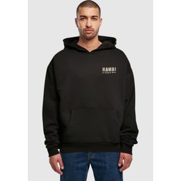 Merchcode Herren Kapuzenpullover "Merchcode Hawai Oversized Hoody", schwarz, Gr. S, mehrfarbig, 100% Baumwolle, Pullover