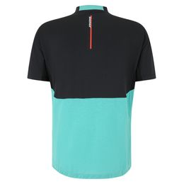 Ziener Herren Radtrikot "NARIUS-Z", gr&uuml;n, Gr. 58, Obermaterial: 85% Polyester, 15% Baumwolle. Obermaterial 2: 100% Polyester, Trikots