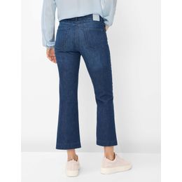 Brax Damen 5-Pocket-Jeans "Style MARY S BOOT", blau, Gr. 44, Denim/Jeans, 75% Baumwolle, 17% Polyester, 5% Elastomultiester, 3% Elasthan, Jeans