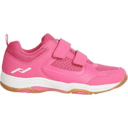 Pro Touch Kinder Indoorschuh "Rebel IV VLC J", Gr. 39, pink, Synthetik, Schuhe, Hallenschuhe, Sportschuhe, nicht abf&auml;rbende Sohle