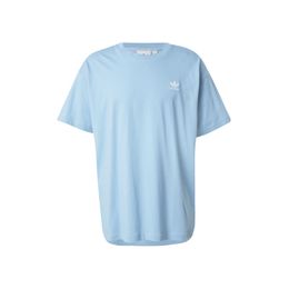 Adidas Originals Textil T-Shirt 'ESS' Herren Gr&ouml;&szlig;e L hellblau / wei&szlig;