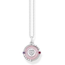 Thomas Sabo Kette Damen Gr&ouml;&szlig;e One Size lila / rosa / silber / transparent