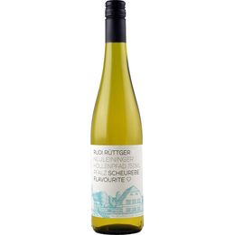 Rudi R&uuml;ttger Flavourite Scheurebe 2024 Lieblich - Neuleininger H&ouml;llenpfad Pfalz &ndash; Wei&szlig;wein Qualit&auml;tswein