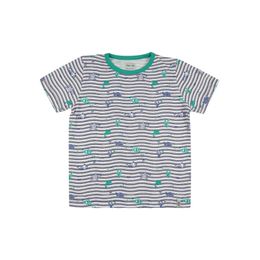 Lilly And Sid T-Shirt 'Meerestiere' Jungen Gr&ouml;&szlig;e 110/116 grau / gr&uuml;n