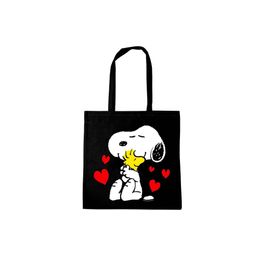 logoshirt Henkeltasche 'Peanuts - Best Friends' Damen Gr&ouml;&szlig;e One Size schwarz
