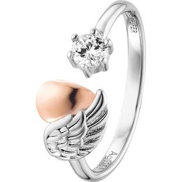 Engelsrufer Ring Damen Gr&ouml;&szlig;e 50/60 rosegold / silber / transparent