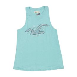Hollister Top Damen Gr&ouml;&szlig;e XS t&uuml;rkis